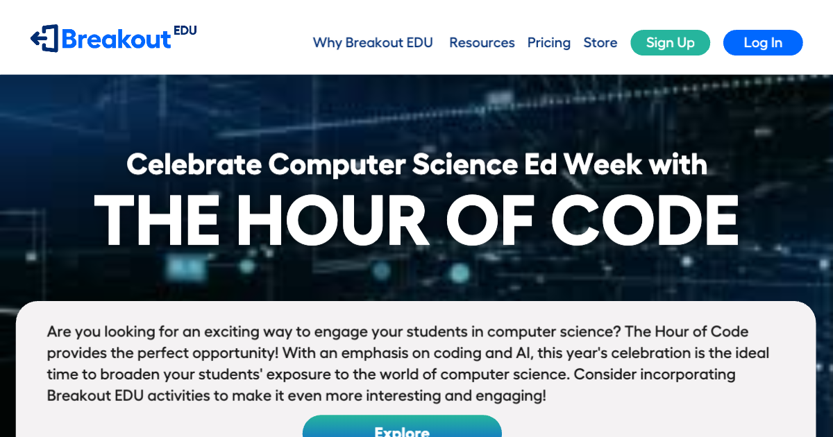 Celebrate CSEd Week with The Hour of Code!
